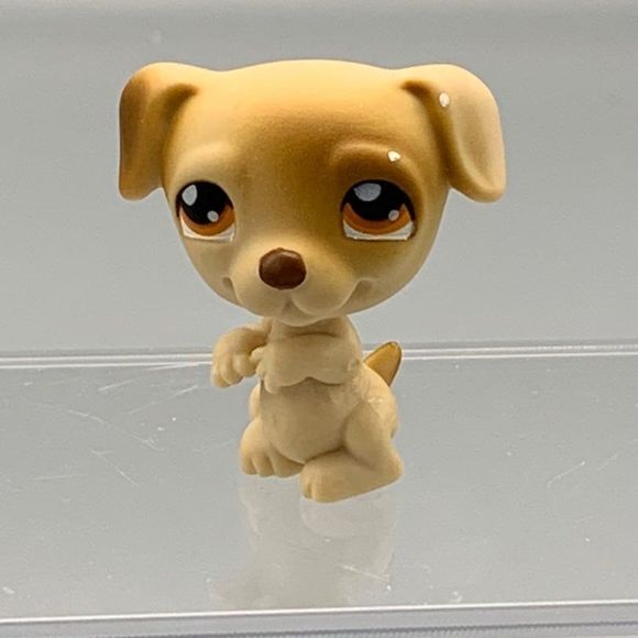Littlest Pet Shop | Toys | Lps Puppy Brownorange Eyes 9 Littlest Pet ...
